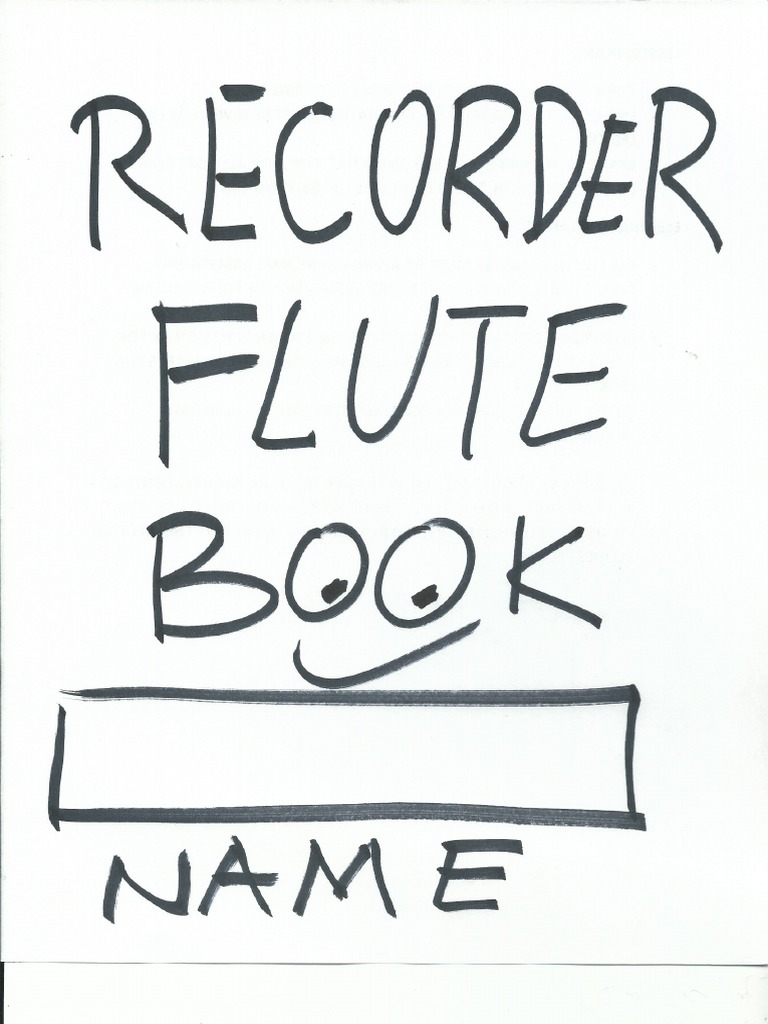STJBand Recorder Book | PDF