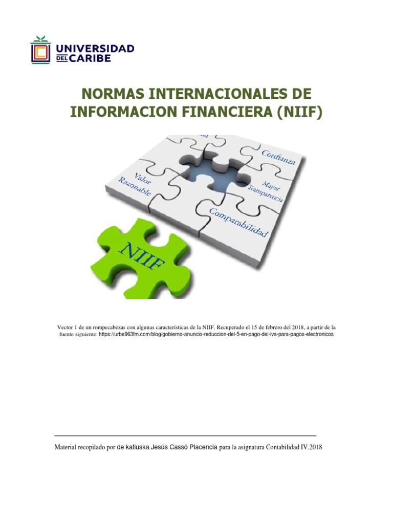 Normas Internacionales De Informacion Financiera (Niif) | normas internacionales de INFORMACION ...