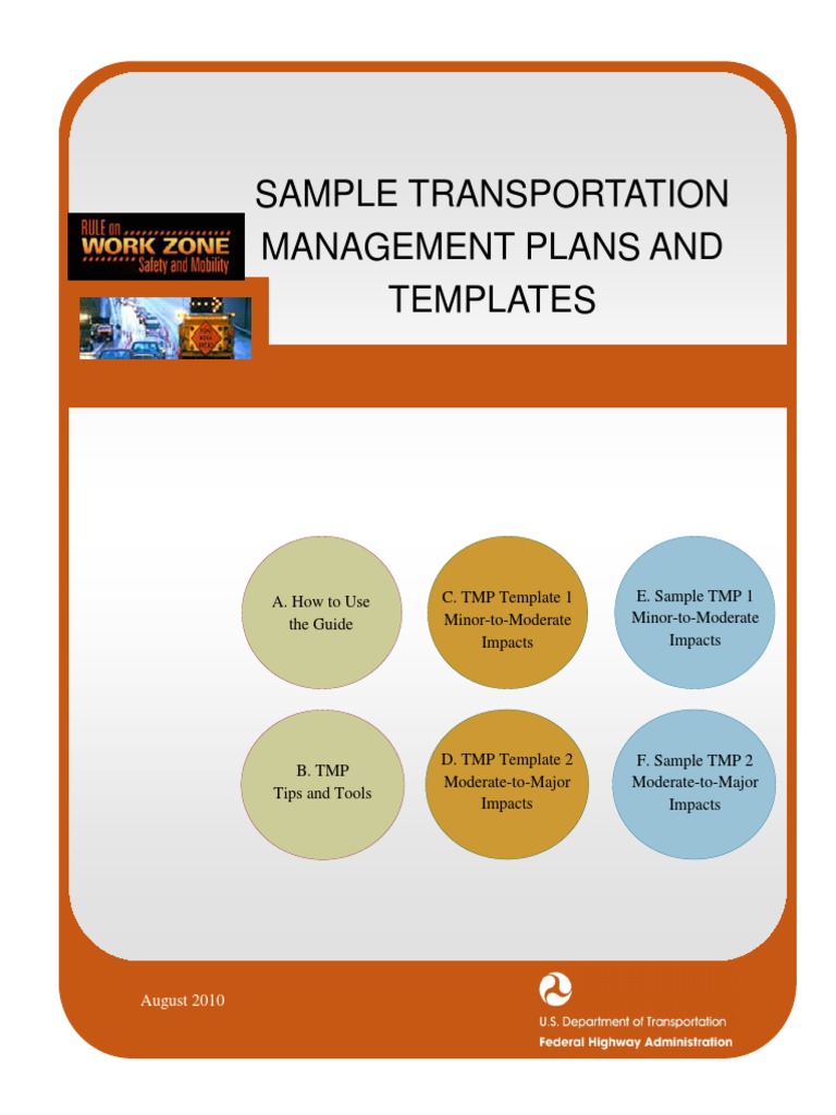 Transportation Management Plan Samples | PDF | Traffic | Traffic Light