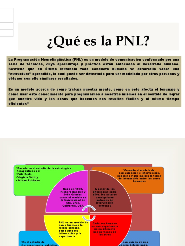 Qué Es La PNL 2 | PDF | Programación neurolingüistica | Percepción