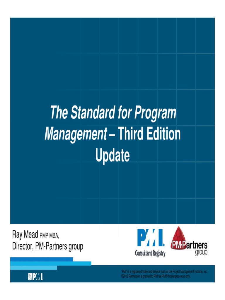 The Standard For Program Management - Third Edition: Update | PDF ...