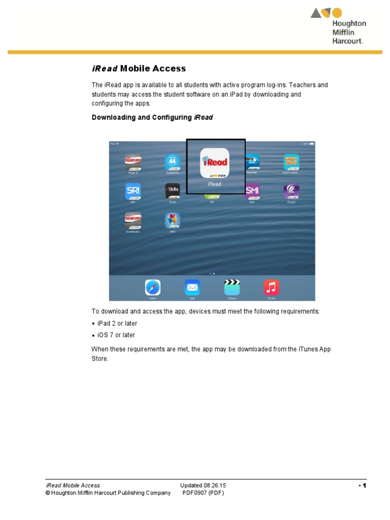 Iread Mobile Access | PDF | Ios | Mobile App