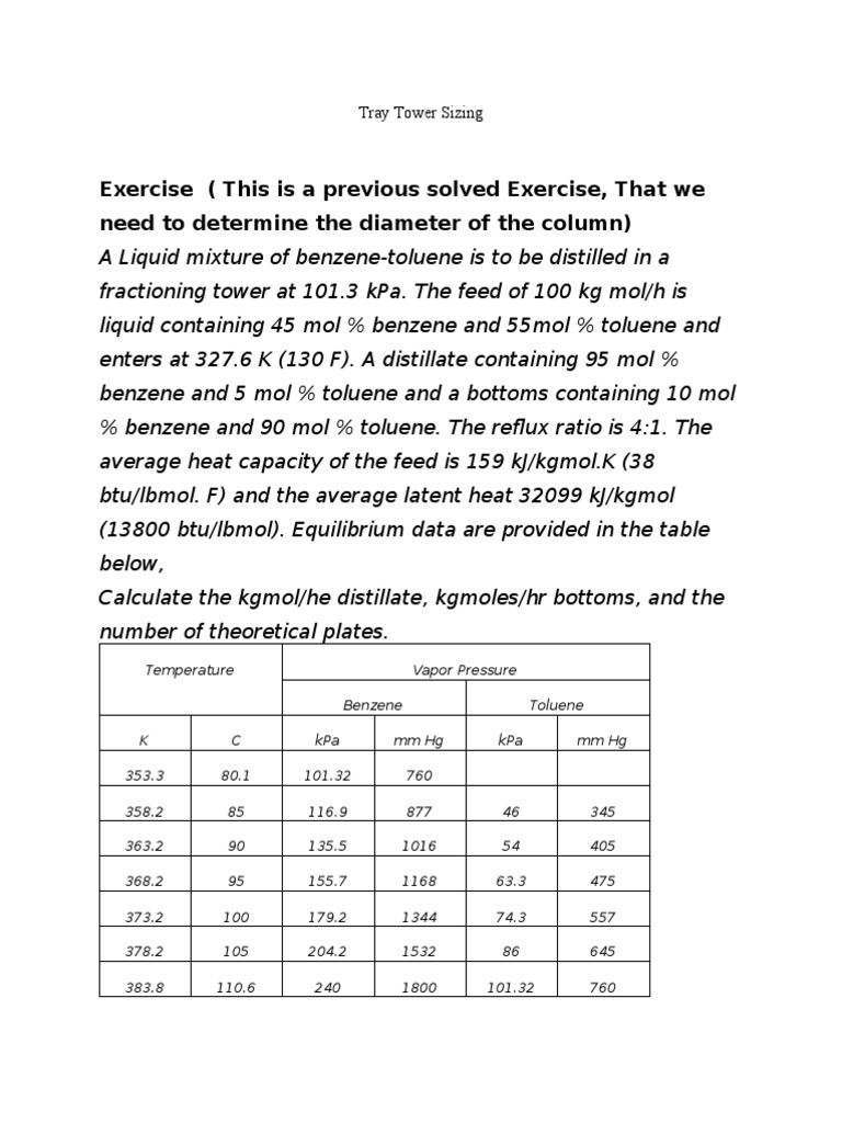 Tray Tower Sizing Exercise | PDF | Teaching Methods & Materials ...