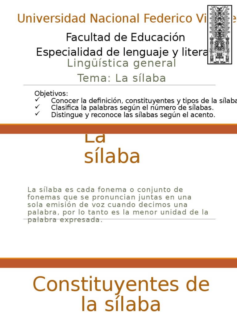 La Sílaba | PDF
