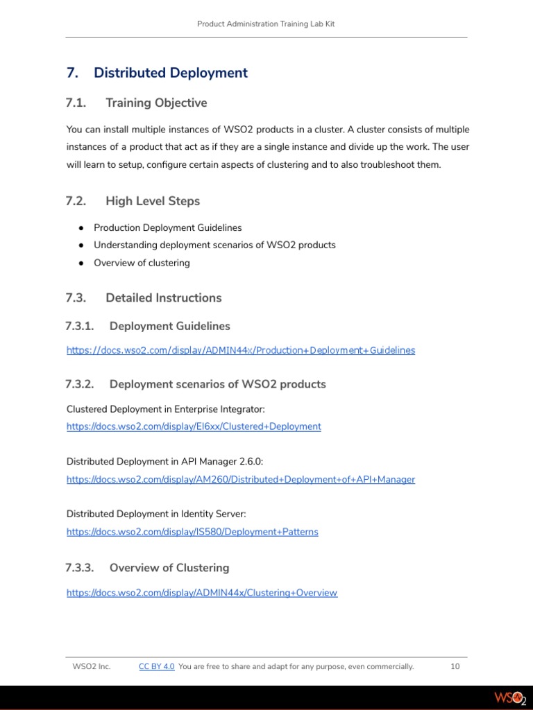 Practical Exercise - Distributed Deployment and Clustering | PDF