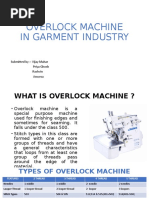 Overlock Stitch Mechanism Guide | PDF | Seam (Sewing) | Sewing