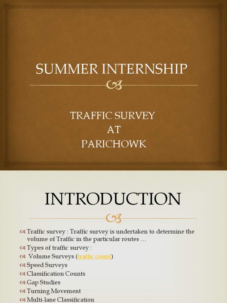 Traffic Engineering Project | PDF | Traffic | Rapid Transit