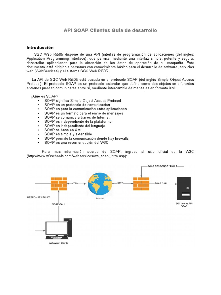 SGC WEB Ventas - API SOAP Clientes | PDF | Jabón | Protocolos de ...