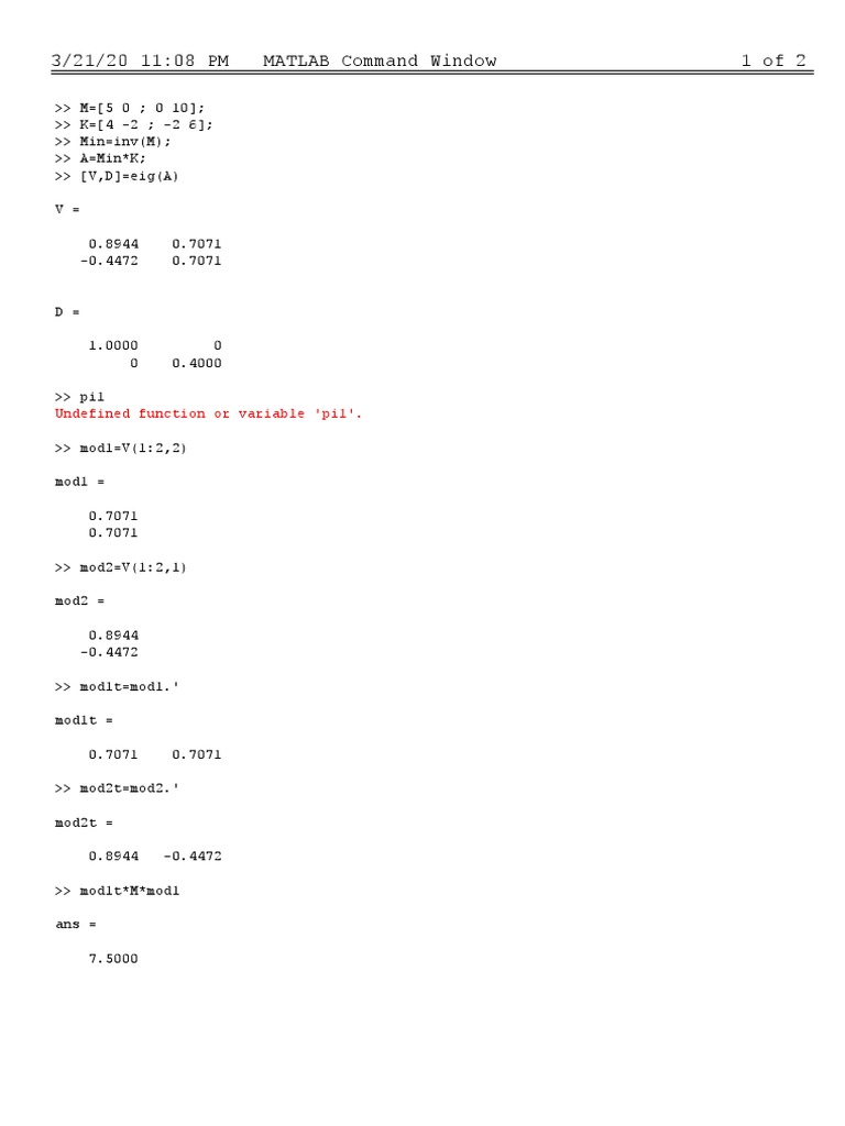 Contoh Numerik | PDF