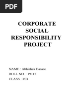 CSR Proposal Template | PDF | Corporate Social Responsibility | Trust Law