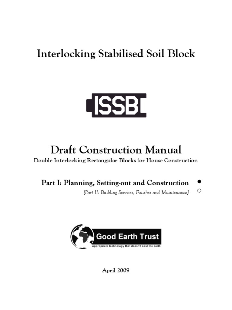 GET Draft ISSB Construction Manual (Final - 2) | PDF | Wall | Concrete