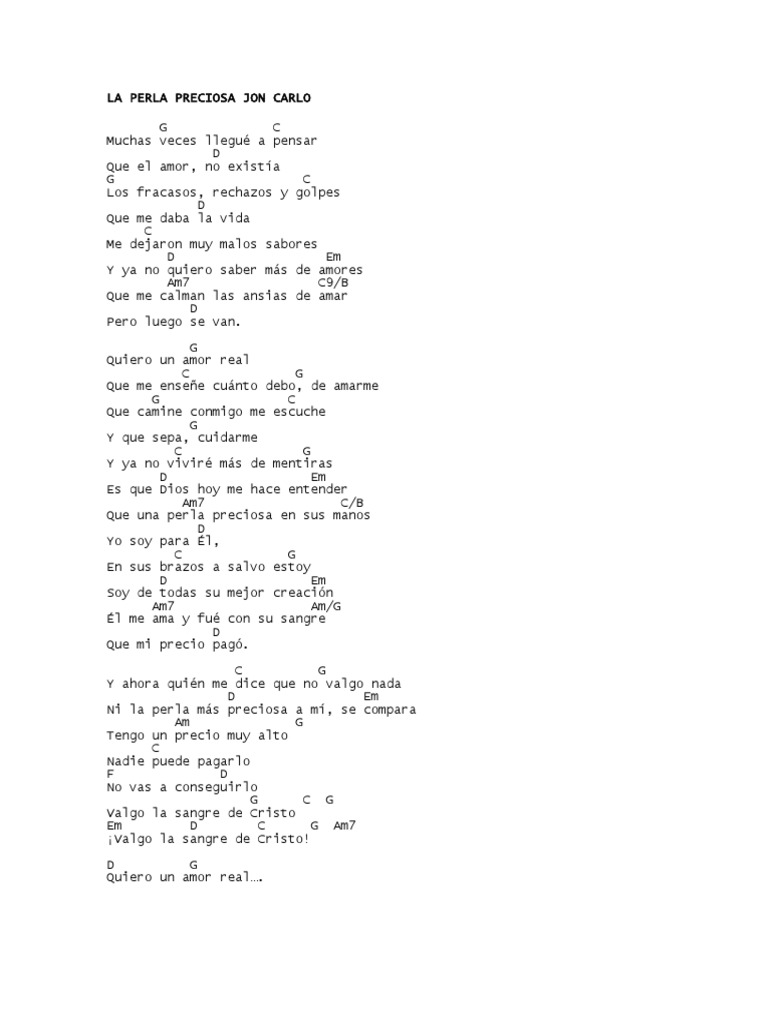 La Perla Preciosa Jon Carlo | PDF
