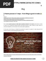 Patent Application Process Flow Chart India PDF | PDF