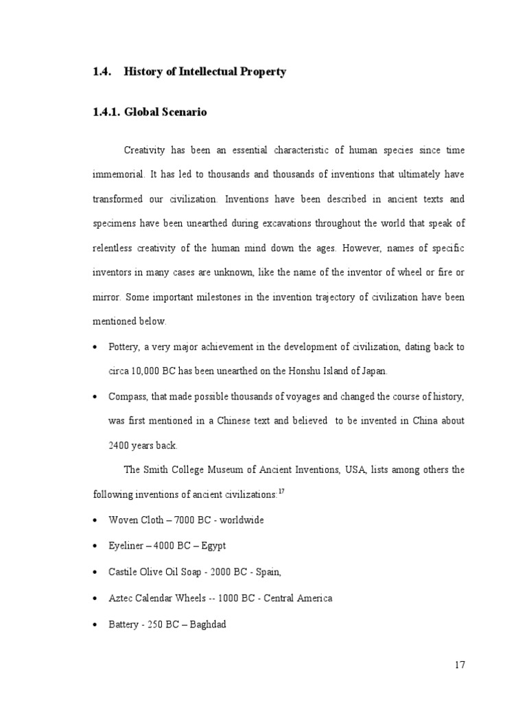 2.0 History of Ip | PDF | World Trade Organization | General Agreement ...