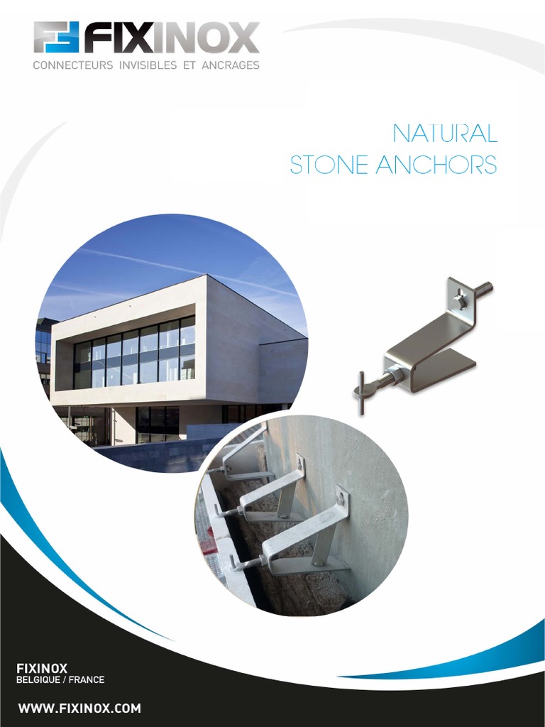 Natural Stone Anchors PDF | PDF | Wall | Concrete