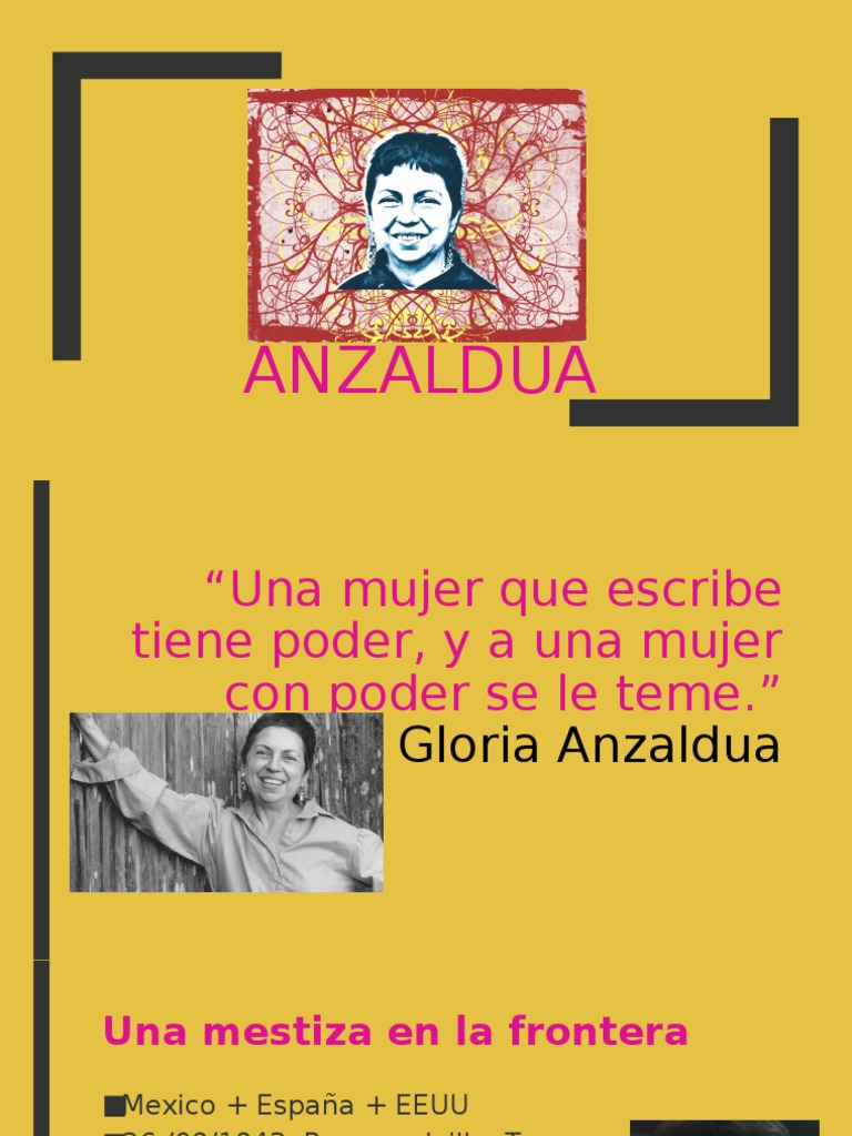 Gloria Anzaldúa - Perfil | PDF