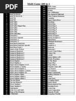 Complete SNES Game List PDF | PDF