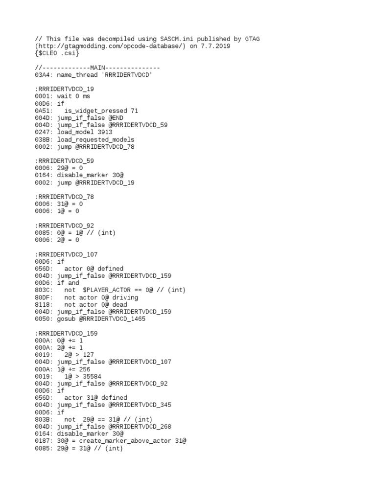 Rider TV Decompiled Script | PDF | Computing | Computing And Information Technology