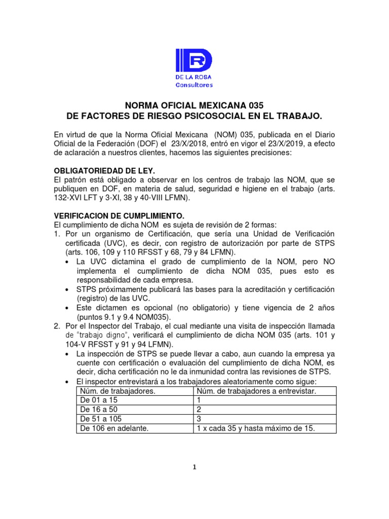 NOM-035 Guía | PDF | Sicología | Conceptos psicologicos