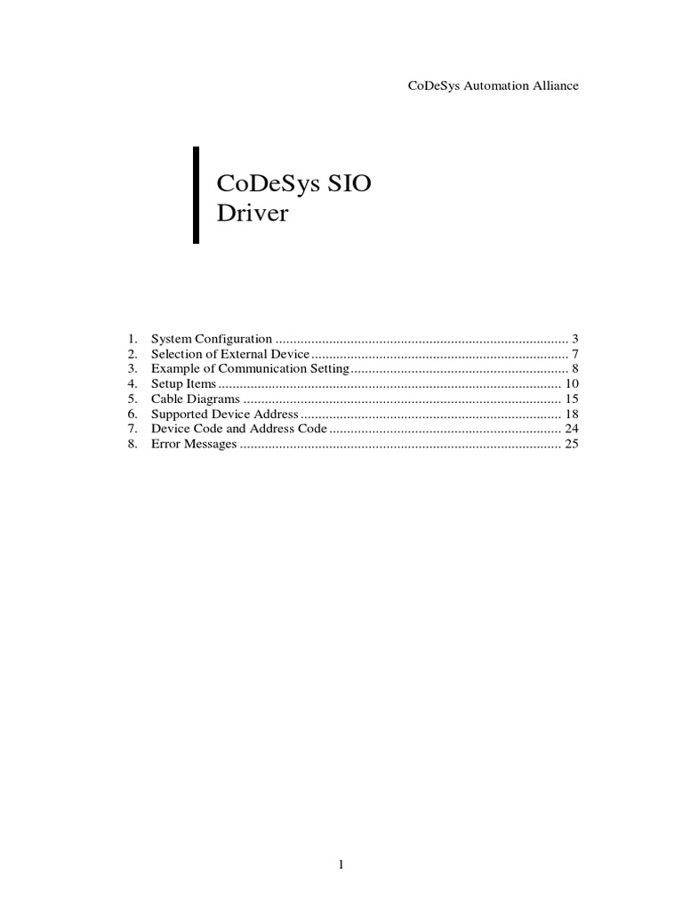 Codesys Sio Driver | PDF | Programmable Logic Controller | String (Computer Science)