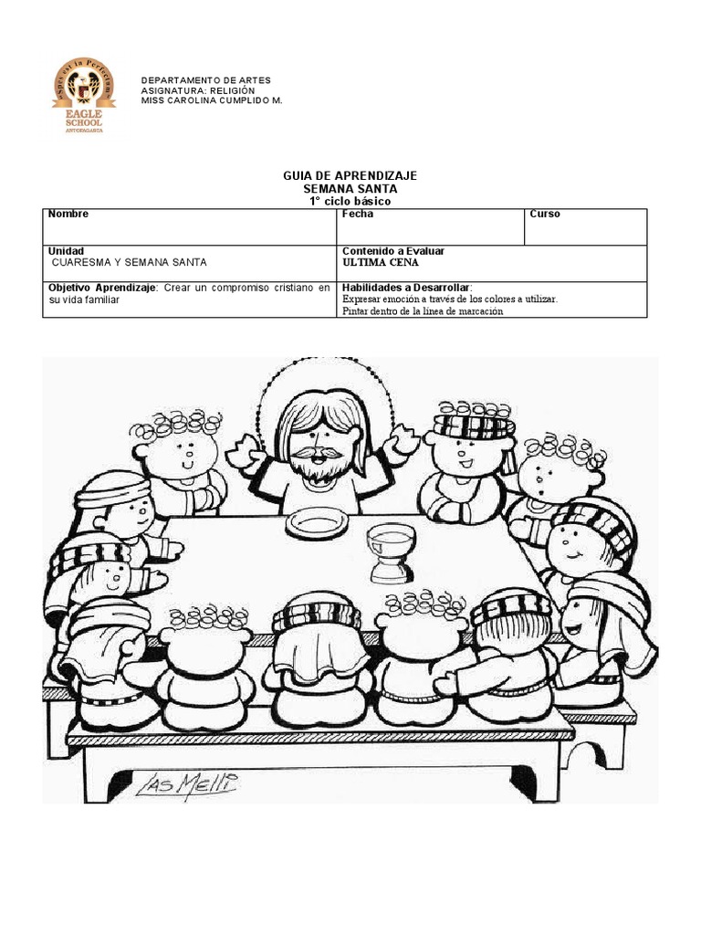 Actividades de la Última Cena para Niños | PDF