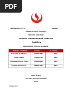 Trabajo Final - Tambo | PDF | Marketing | Producto (Negocio)