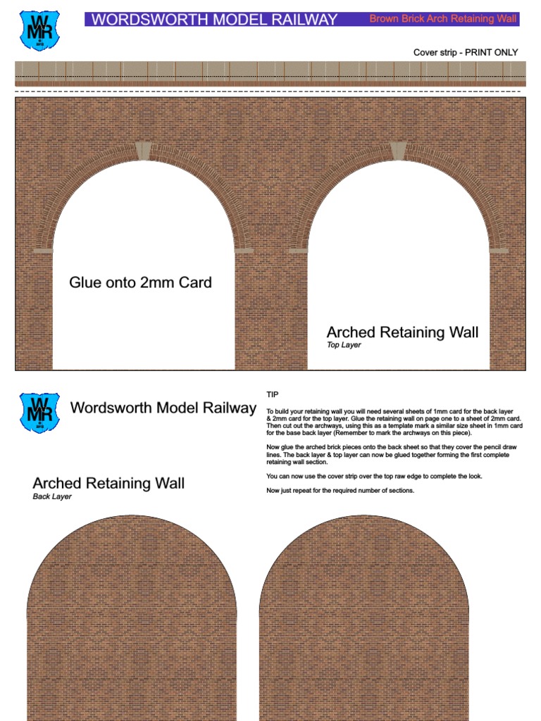 Wordsworth Model Railway: Glue Onto 2mm Card | PDF | Nature
