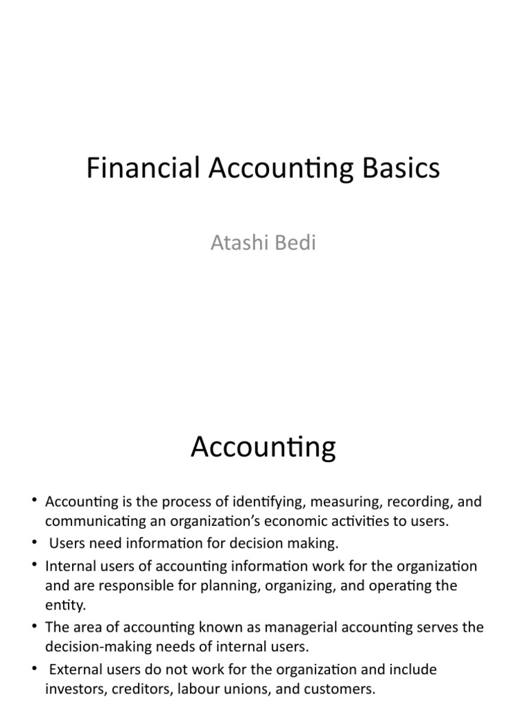 Financial Accounting Basics | PDF | Balance Sheet | Equity (Finance)