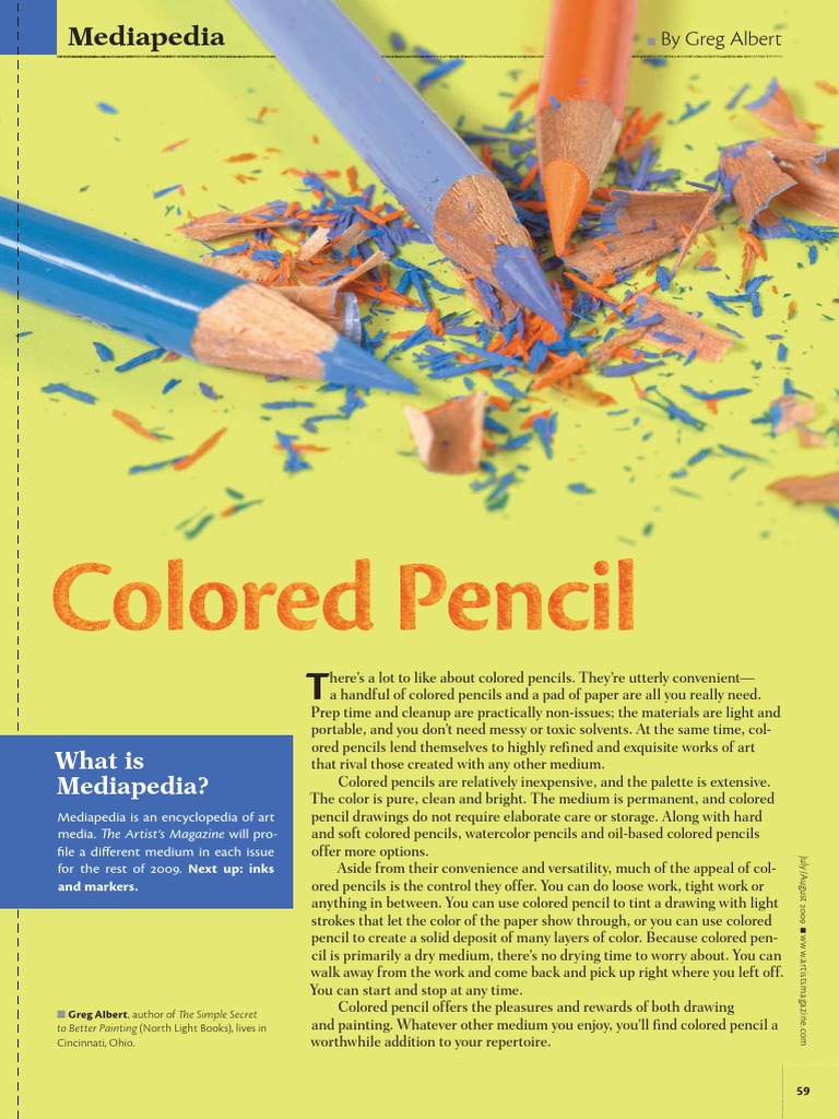 Mediapedia Colored Pencil PDF | PDF | Drawing | Pencil