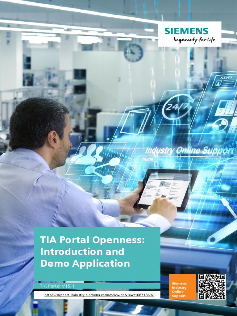 TIA Portal Openness: Introduction and Demo Application | PDF | Library (Computing) | Application ...