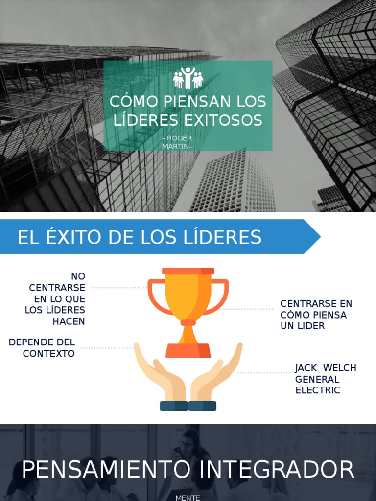 Presentación Cómo Piensan Los Líderes Exitosos | PDF | Software | Toma ...