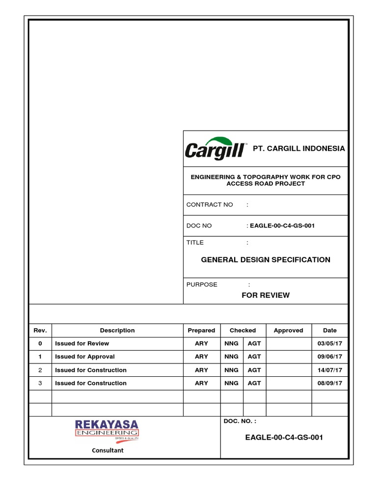 General Design Specification | PDF | Infrastructure | Natural Materials