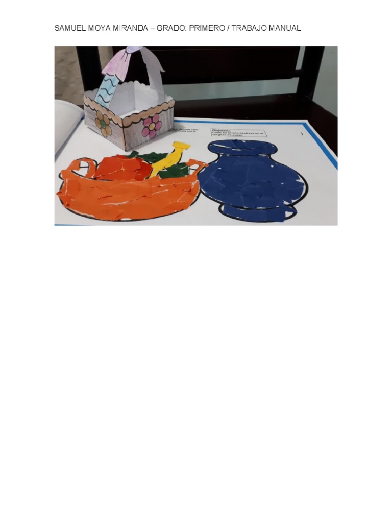 Samuel Moya Miranda Grado Primero Trabajo Manual | PDF