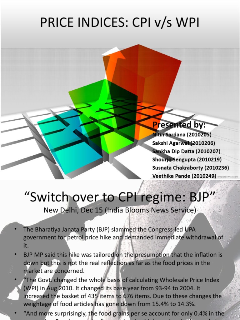 CPI vs WPI | Wholesale Price Index | Economic Problems