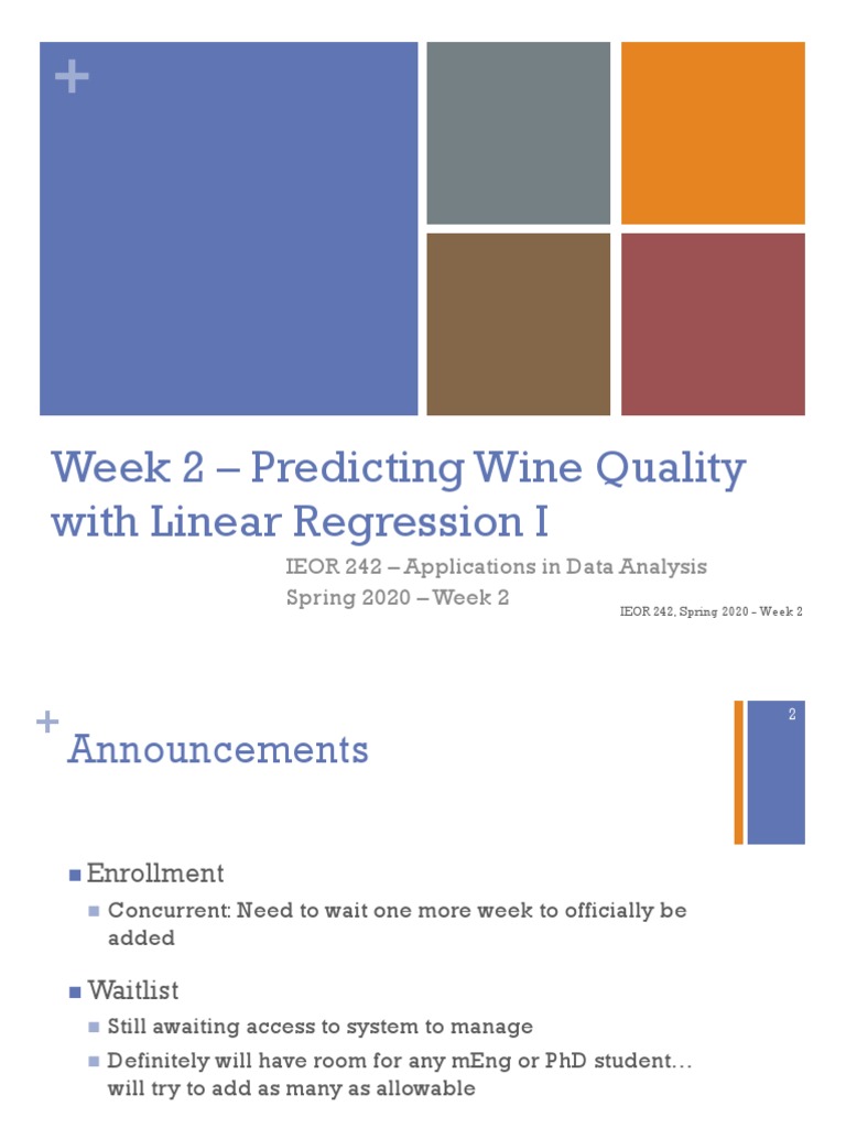 Week2 Linearregression Post Pdf Pdf Errors And Residuals Regression Analysis