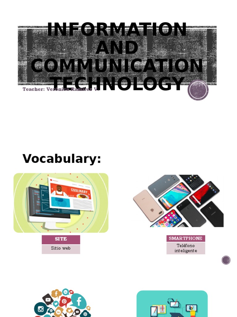 Information and Communication Technology Vocabulary | PDF | Internet ...