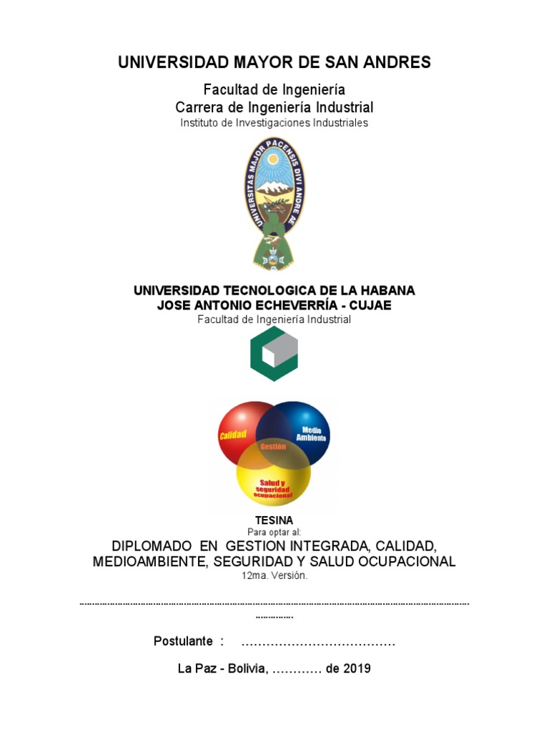 Caratula Formato Tesina | PDF
