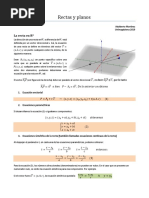 Guía 12 Rectas en R3 | PDF | Ecuaciones | Línea (geometría)