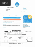 Thames Water Bill | PDF | Water Supply | Credit Bureau