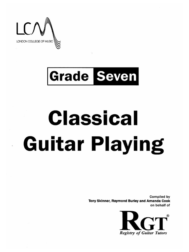 LCM Classical Guitar Grade 7 PDF | PDF