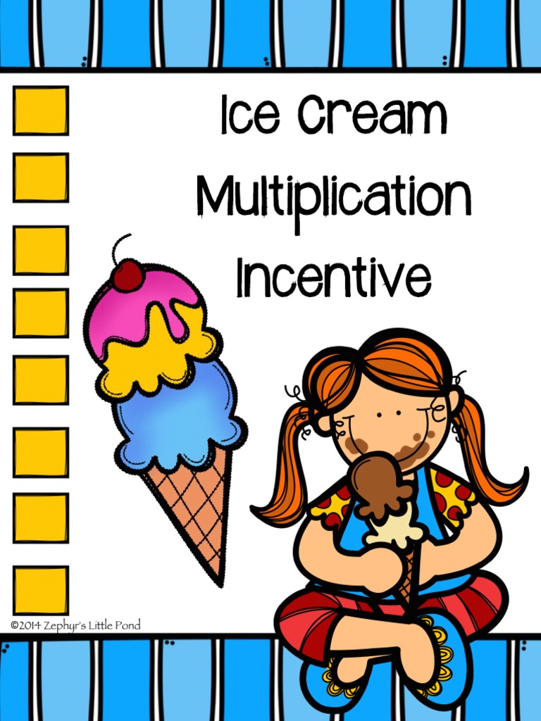 Multiplication Ice Cream Incentive | PDF