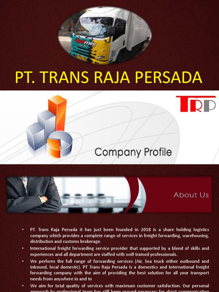 Compro PT Trans Raja Persada 16092019 | PDF | Cargo | Transport