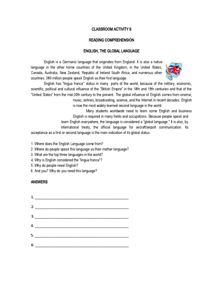 Classroom Activity 6 | PDF