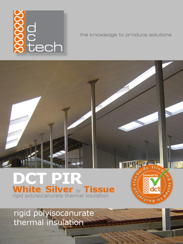 DCT Pir: White Silver Tissue | PDF | Building Insulation | Building