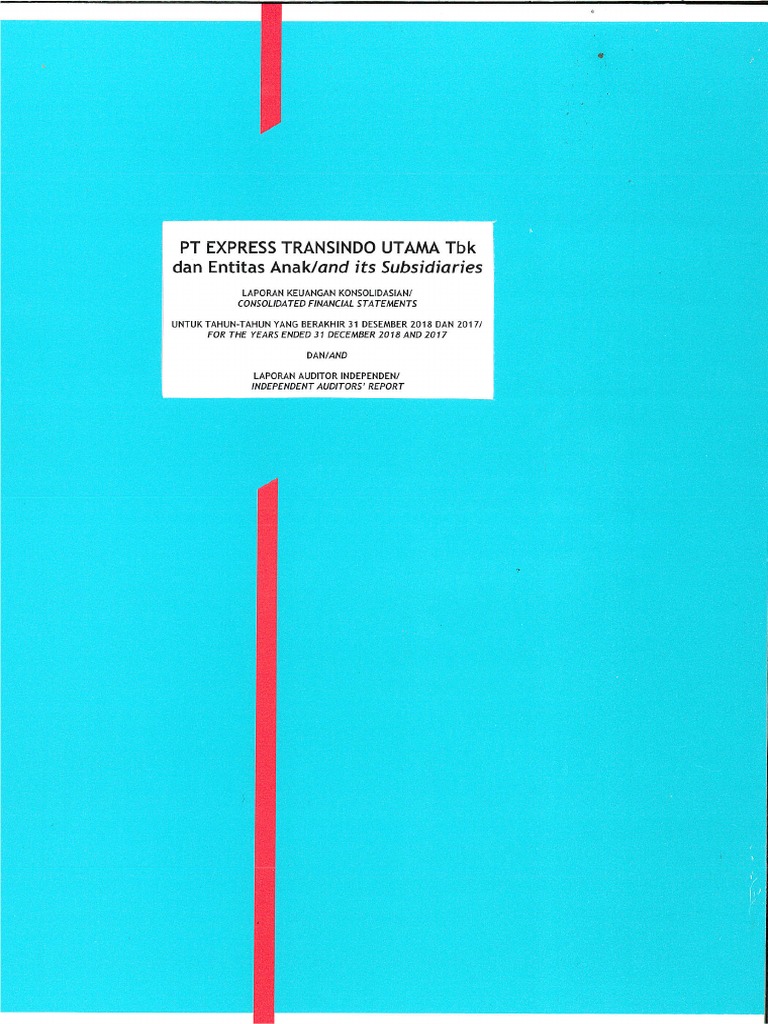 Laporan Audit Dan Keuangan PT. Express Transindo Utama TBK PDF ...