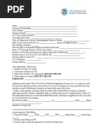 CBP Form I-95 | PDF | U.S. Customs And Border Protection | United ...