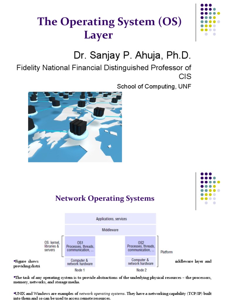 The Operating System (OS) Layer: Dr. Sanjay P. Ahuja, PH.D | PDF | Thread (Computing ...