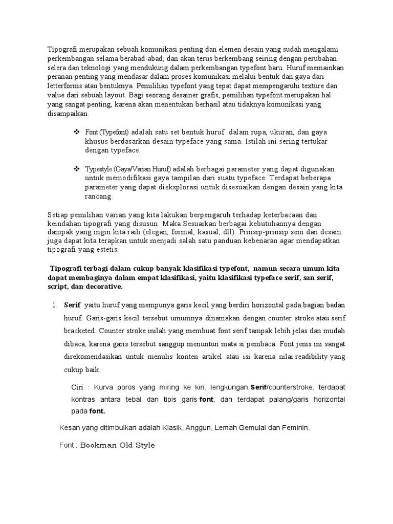 DKV (Typefont Dan Typestyle) | PDF