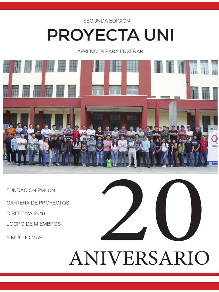 Revista Proyecta Uni 2020 | PDF | Gestión de proyectos | Ingeniería