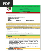 Plan de Clases Modelo-Matemáticas | PDF | Vida | Aprendizaje